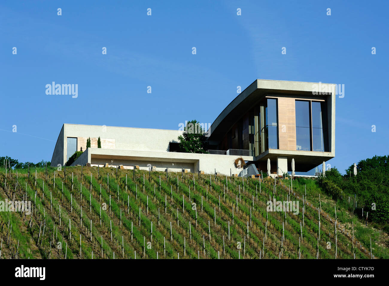 winery Henri Ruppert on Markusberg near Remerschen, constructed by ...