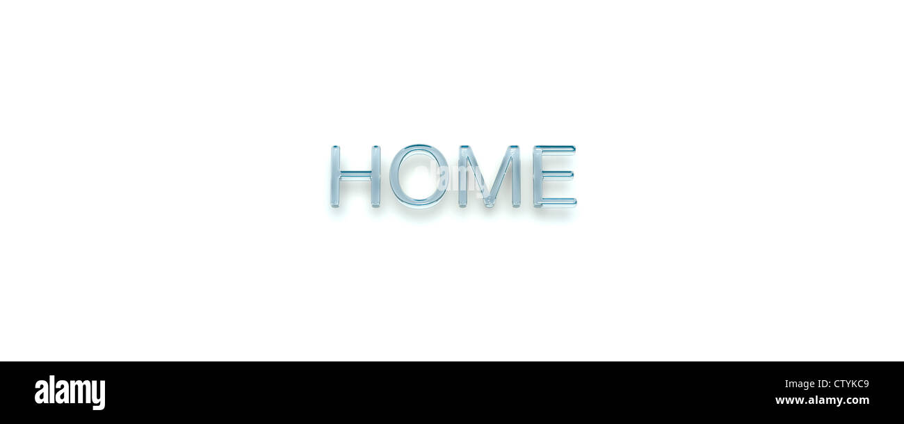 Word writing text home Cut Out Stock Images & Pictures - Alamy