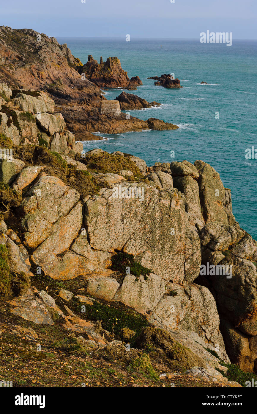 Corbière Point, Isle of Jersey, Channel Islands Stock Photo - Alamy