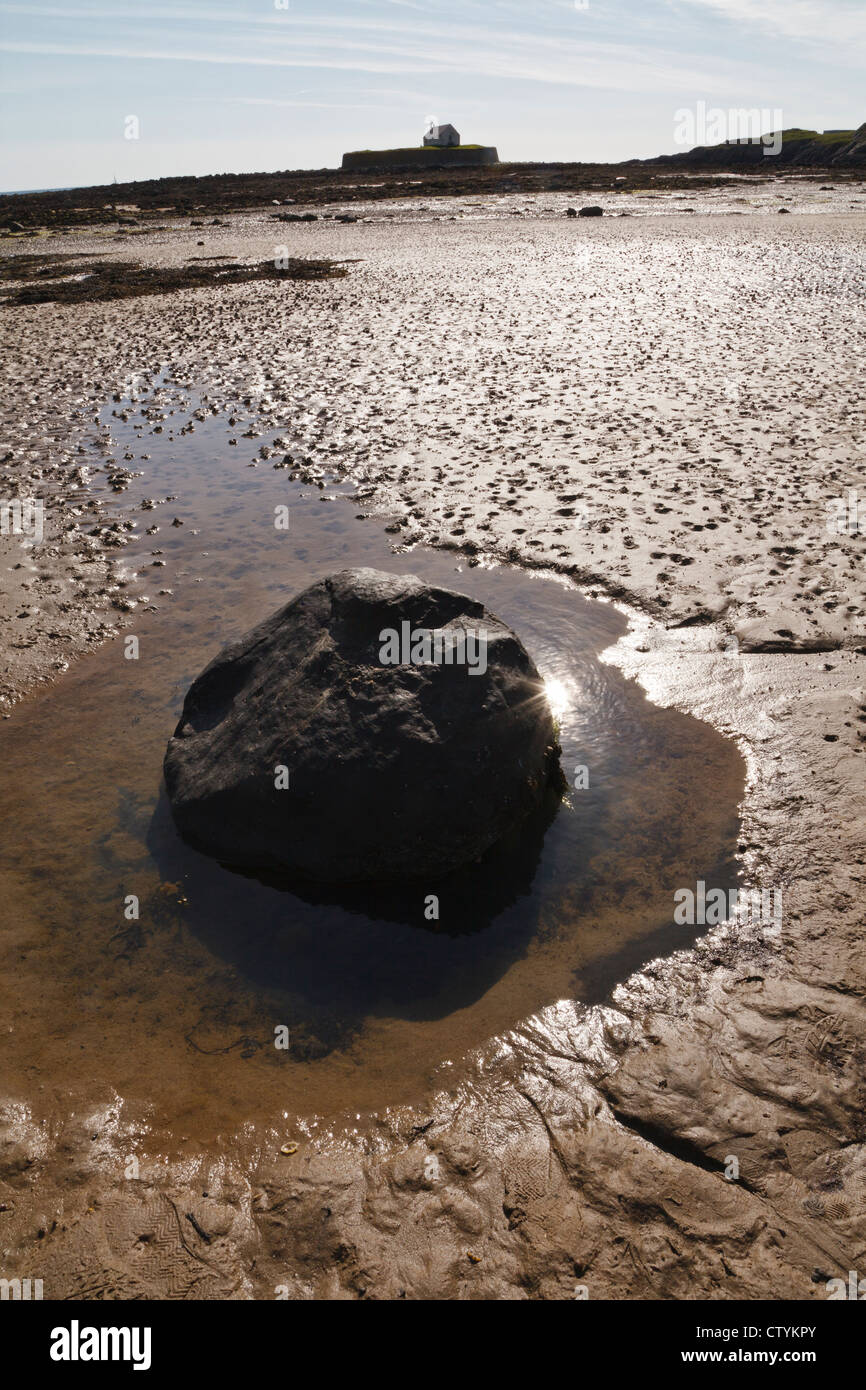 St Cwyfan's Church (the Church in the Sea), Cribinau Island, near ...