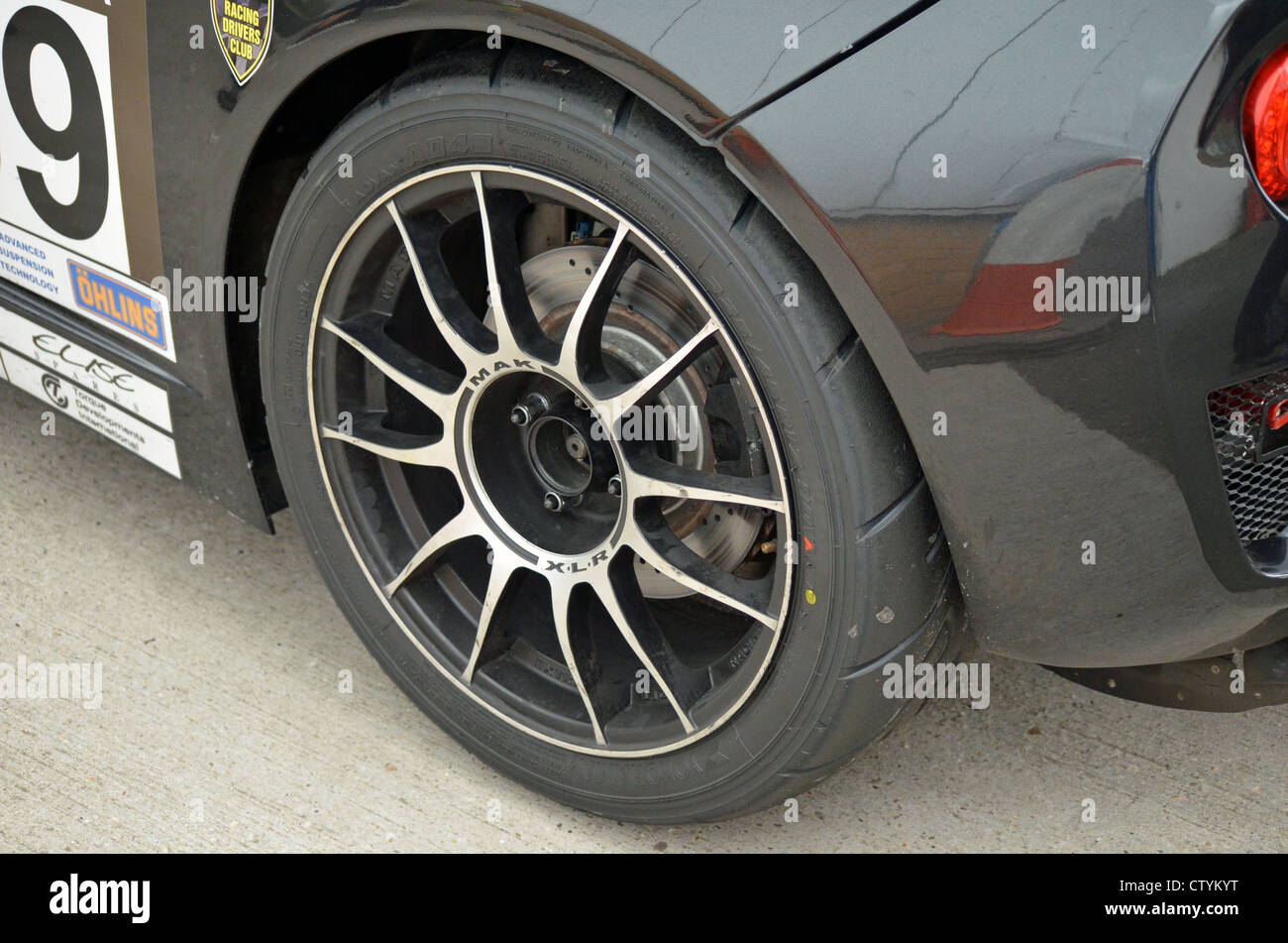 Lotus 2-Eleven Racing Car Rear Wheel Stock Photo - Alamy