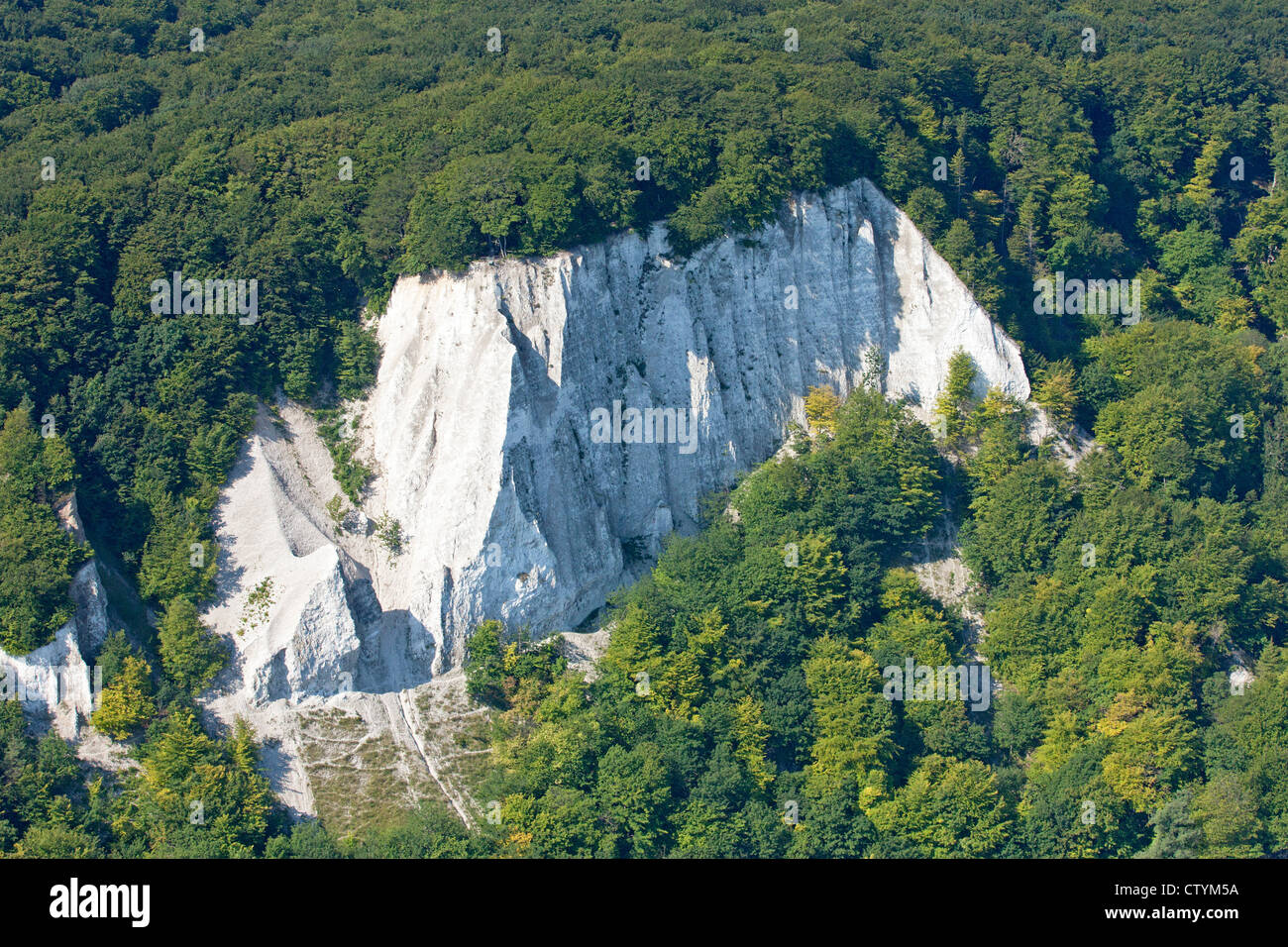 Victoria View, white cliffs near Sassnitz, Jasmund Peninsula, Ruegen ...