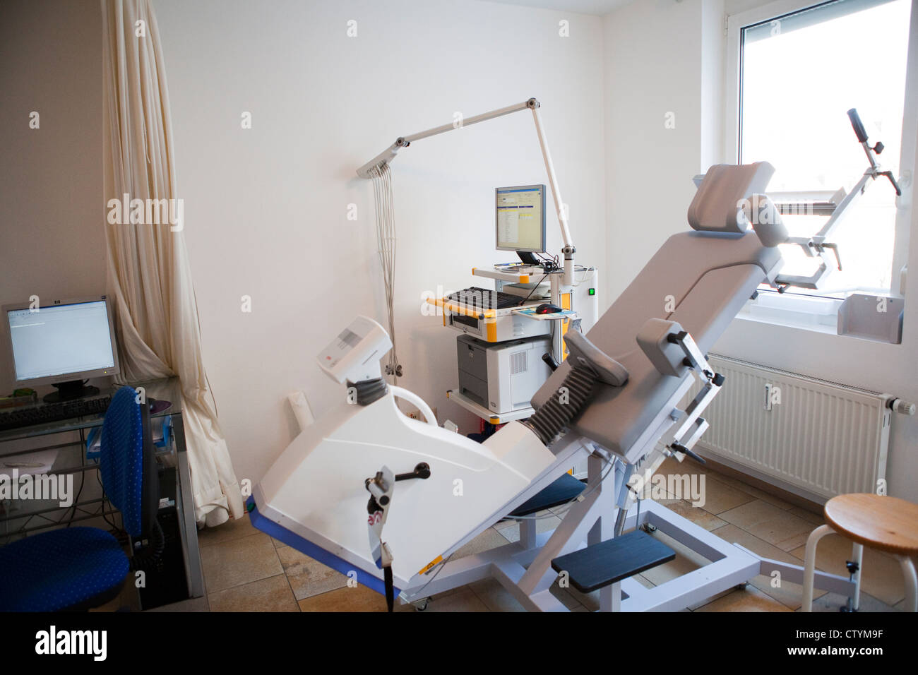 Modular Ergometer,(Dynamic ECG SYStem) in cardiology department Stock ...