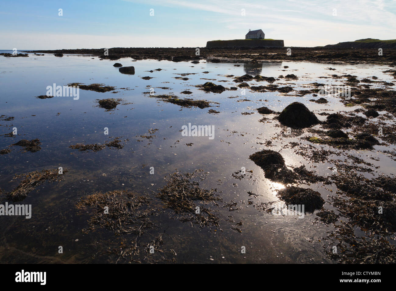 St Cwyfan's Church (the Church in the Sea), Cribinau Island, near ...