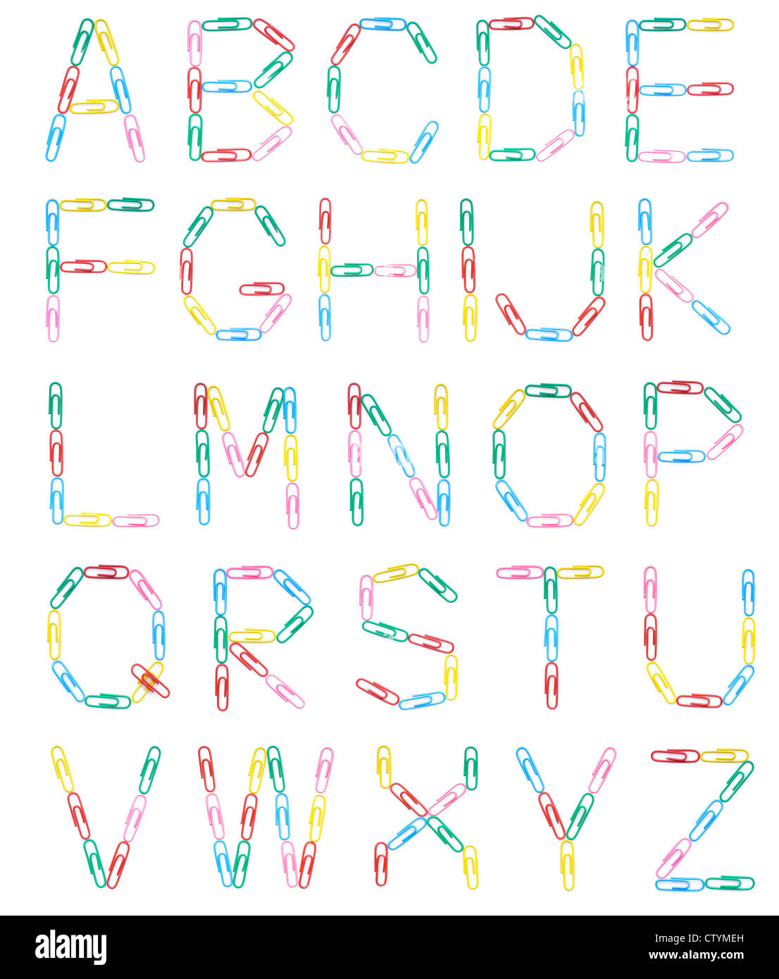 Blue english alphabet letters hi-res stock photography and images - Alamy