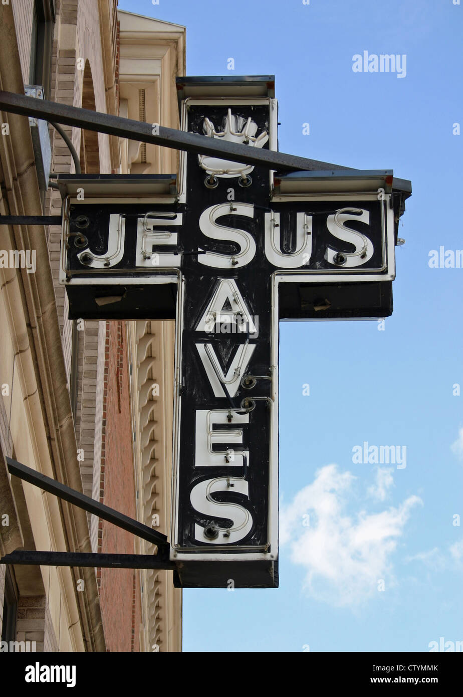 Jesus sign hi-res stock photography and images - Alamy