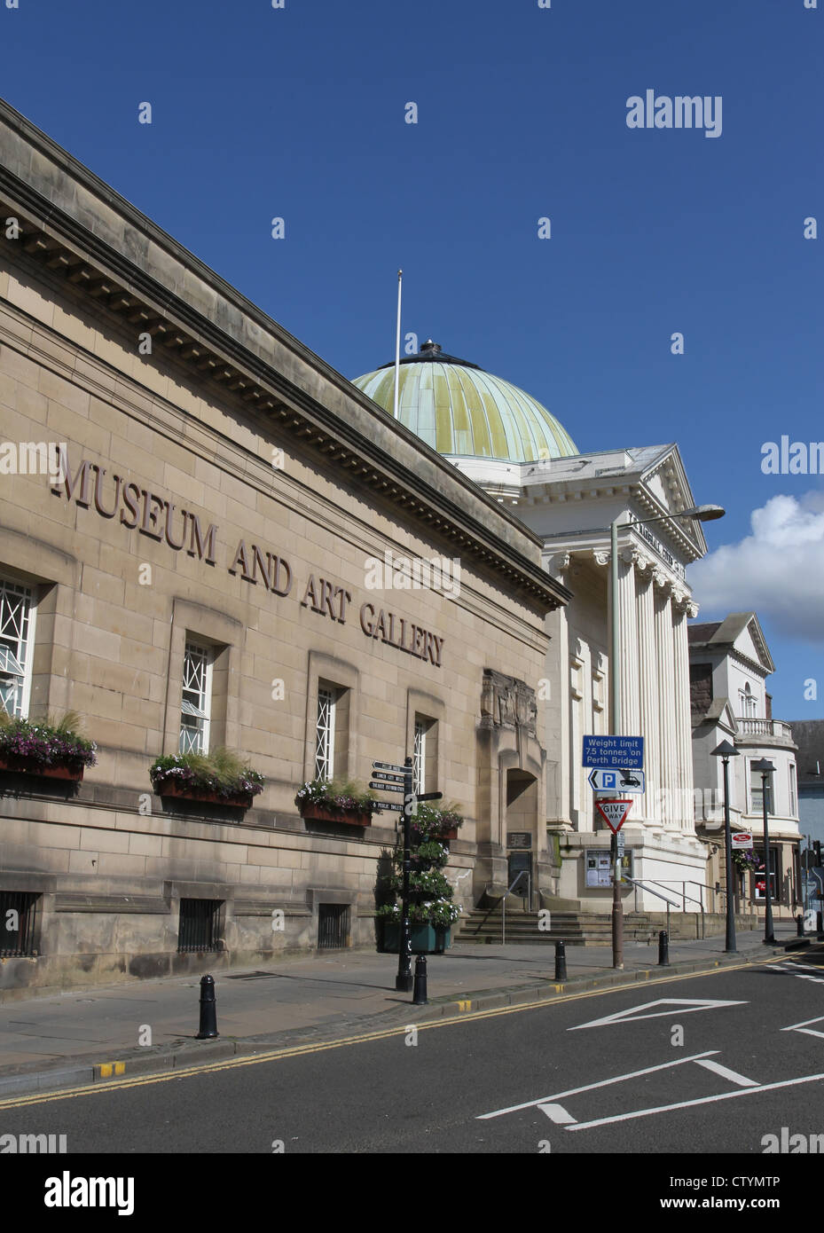 Perth Museum and Art Gallery Perth Scotland August 2012 Stock Photo - Alamy