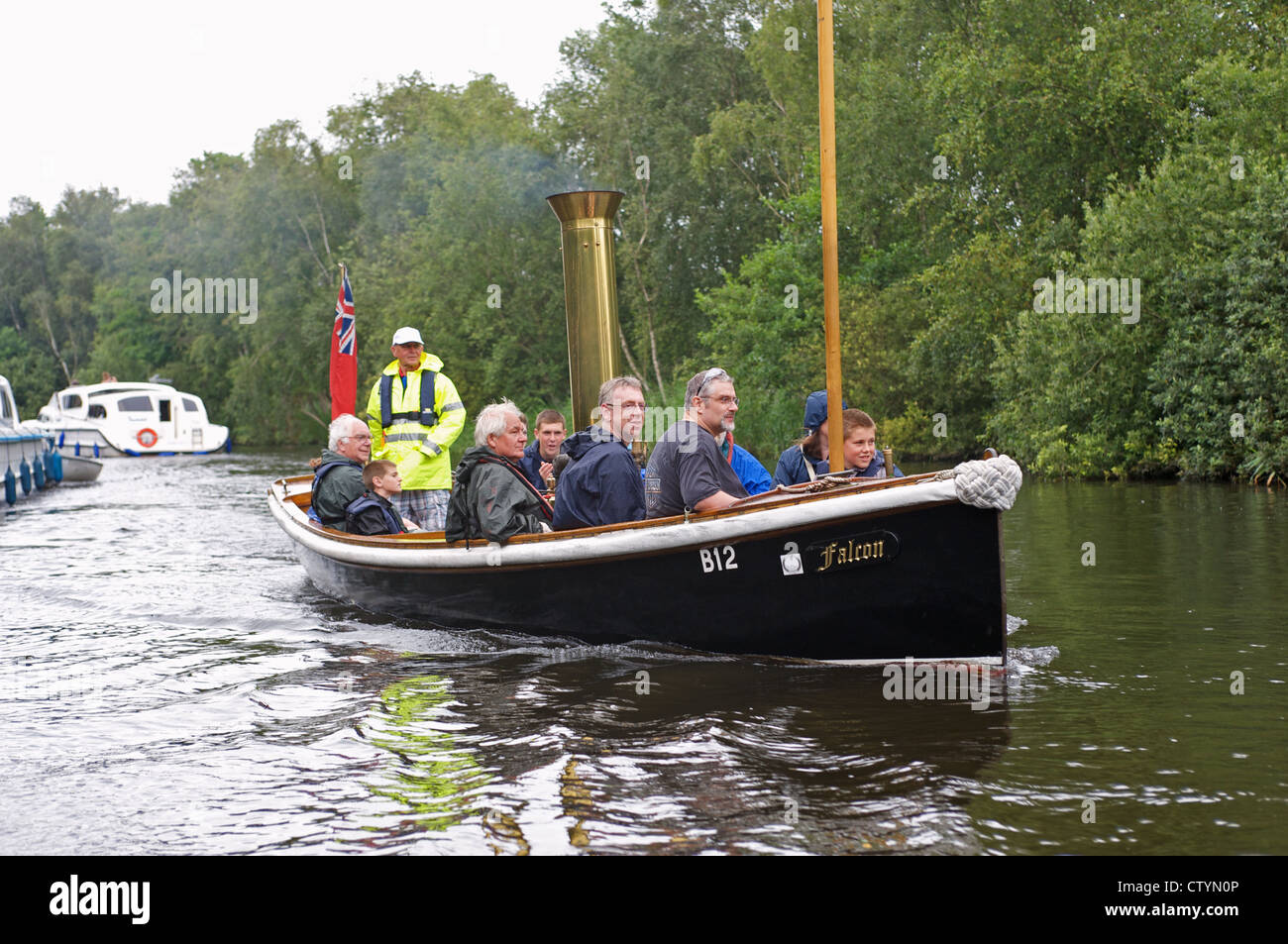 Steam boat river canal hi-res stock photography and images - Alamy