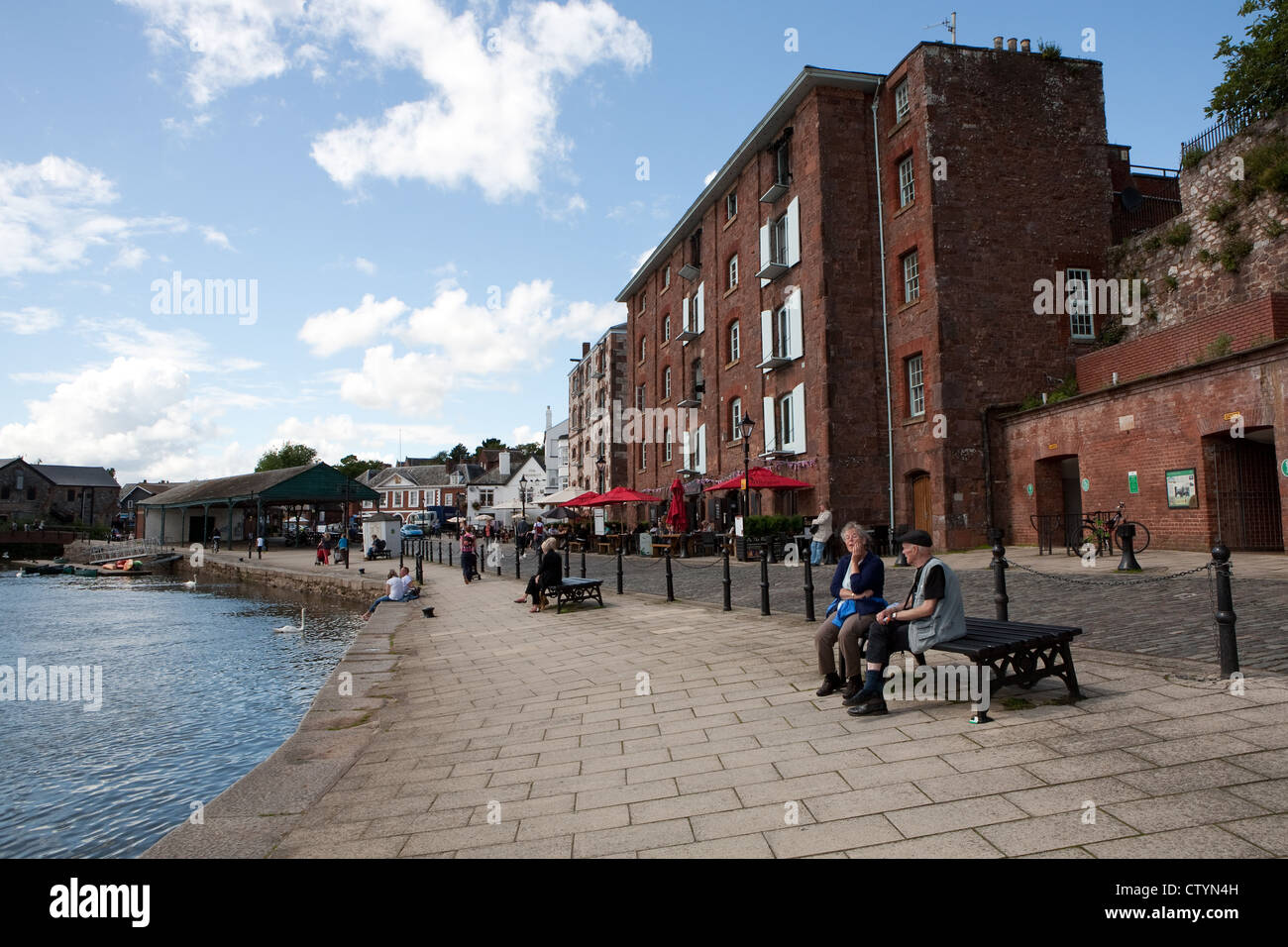 Exeter Historic Quayside Stock Photo - Alamy