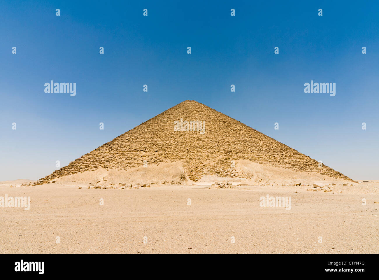 The Red Pyramid (Senefru or Snefru Pyramid), Dahshur, UNESCO World ...
