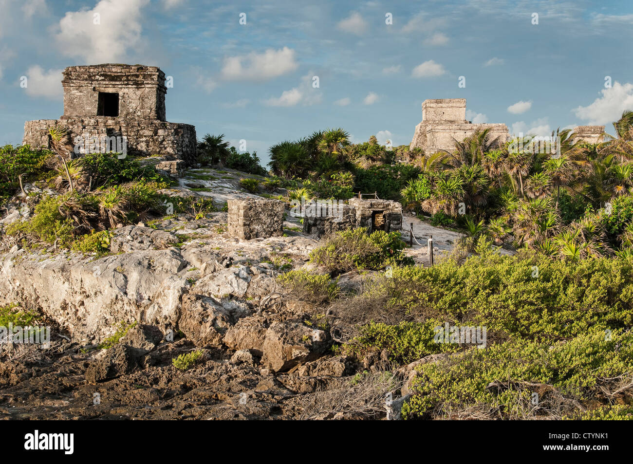 Templo del Dios Viento, Temple of the Wind, Tulum Maya archaeological ...