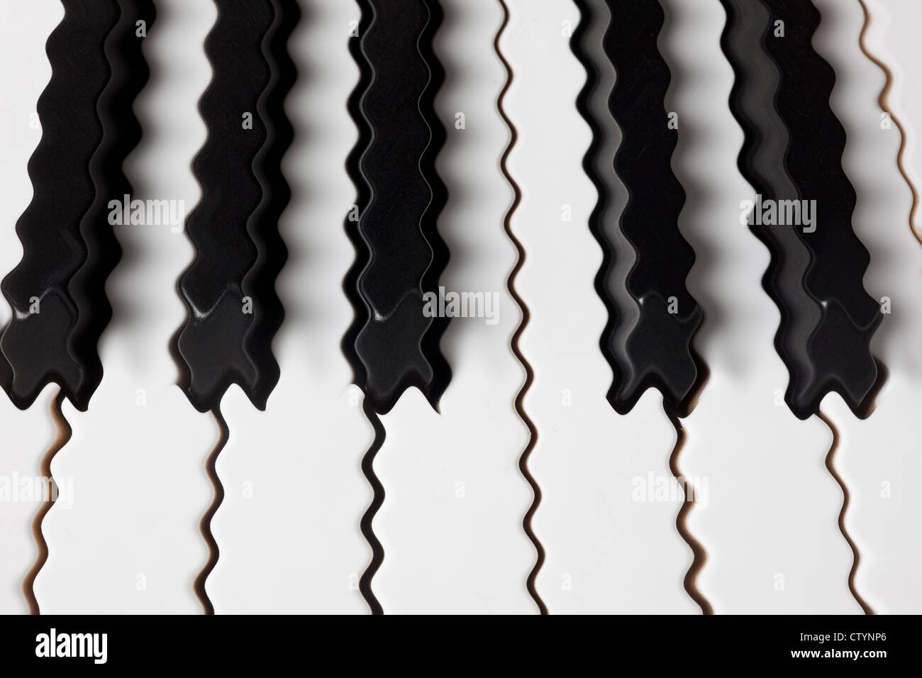 Piano keys close up Stock Photo - Alamy