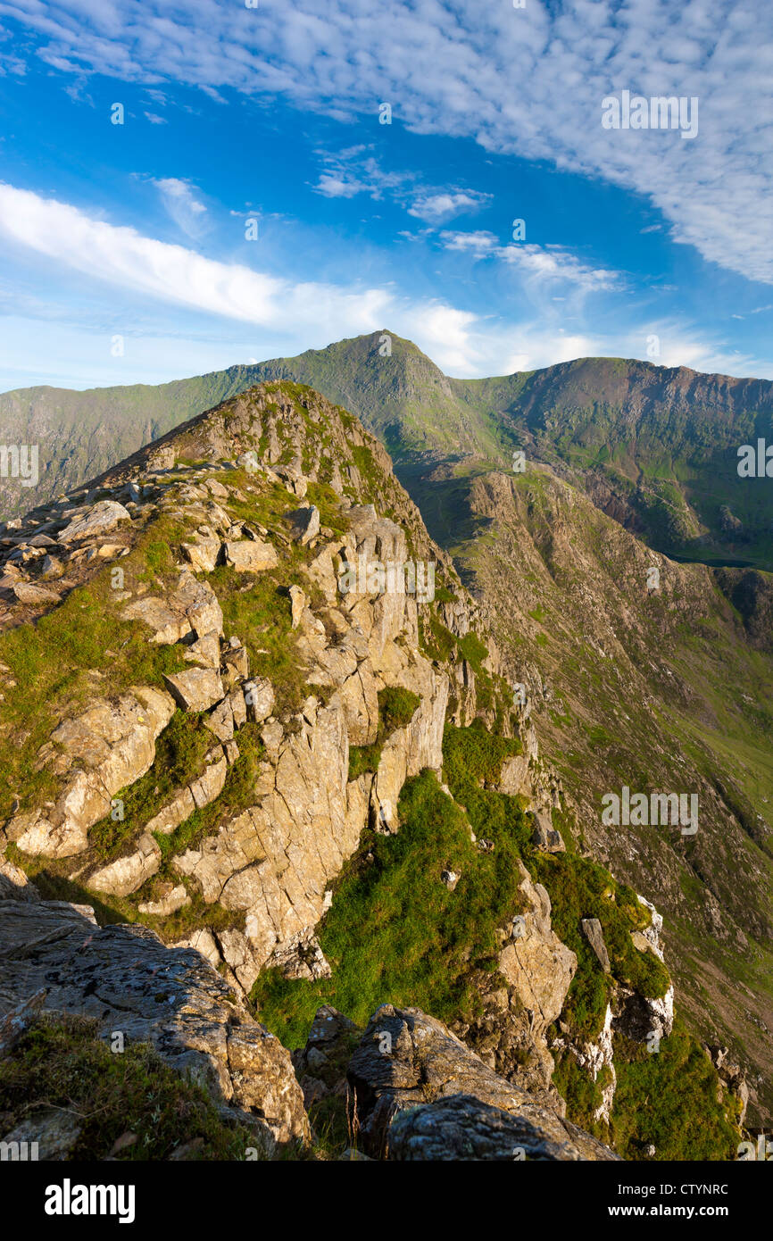 Snowdon and Y Lliwedd, The Snowdon Horseshoe, Snowdonia National Park ...