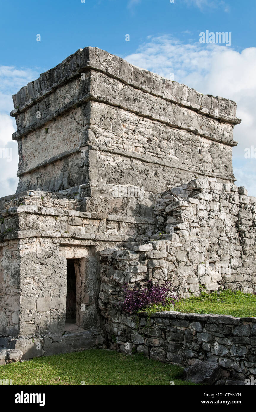 Tulum Maya archaeological site, Tulum, Riviera Maya, Quintana Roo ...