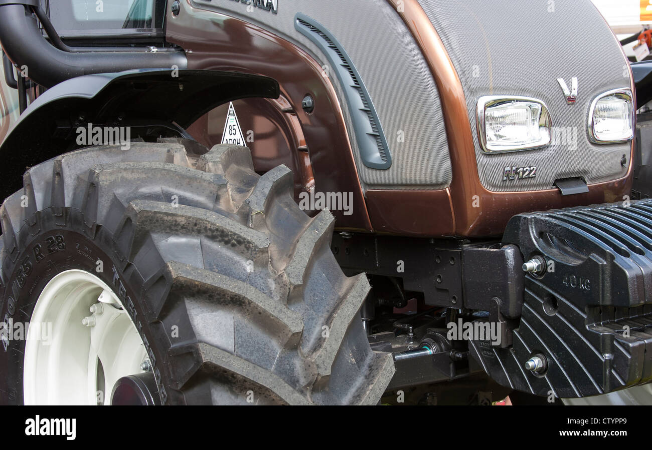 Powerful tractor close up detail Stock Photo - Alamy