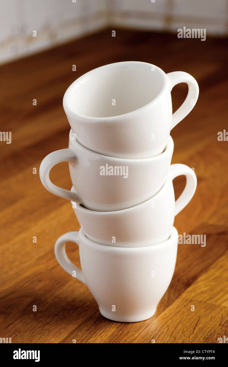 Stack of coffee cups Stock Photo - Alamy