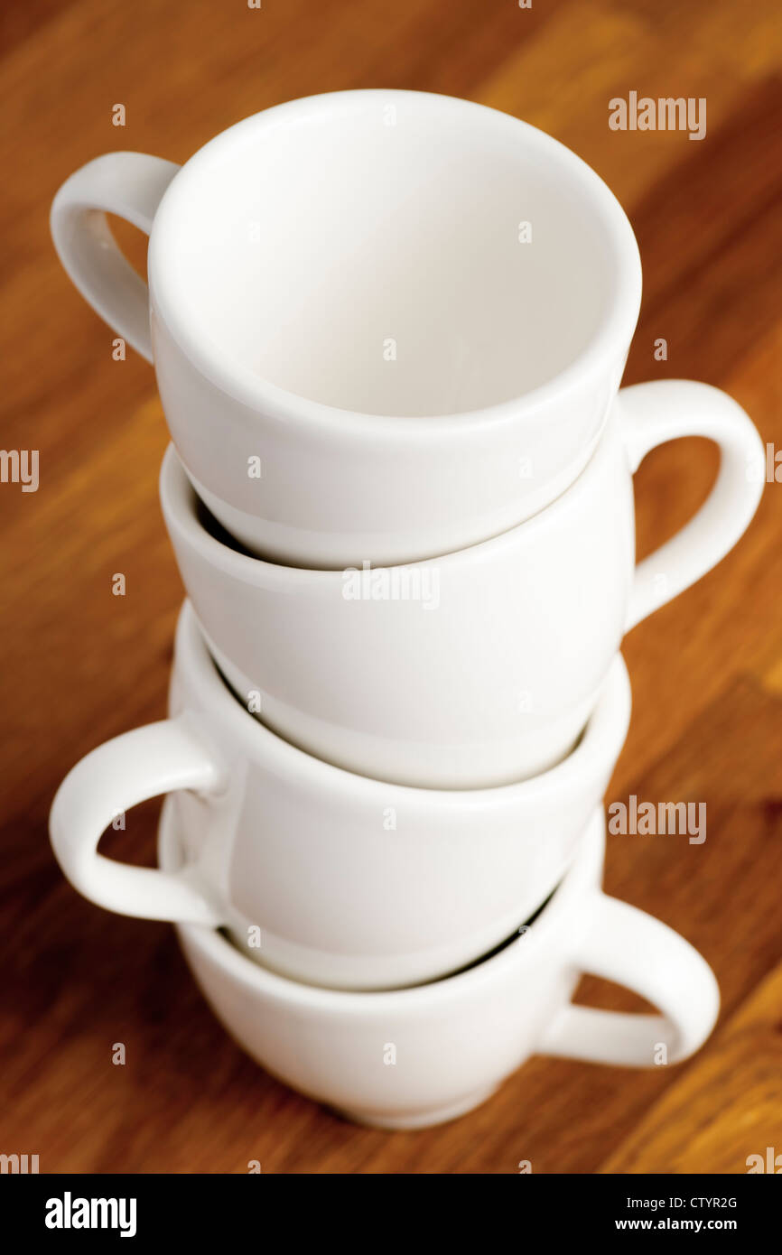 Stack of coffee cups Stock Photo - Alamy