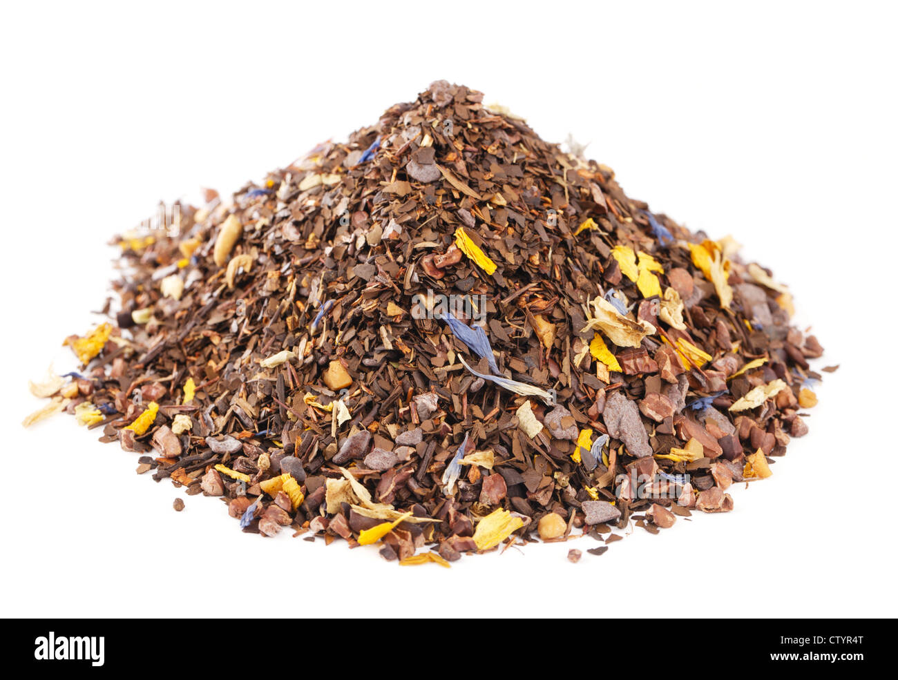 coffee-like, caffeine-infused mate and red rooibos blend, pile over ...