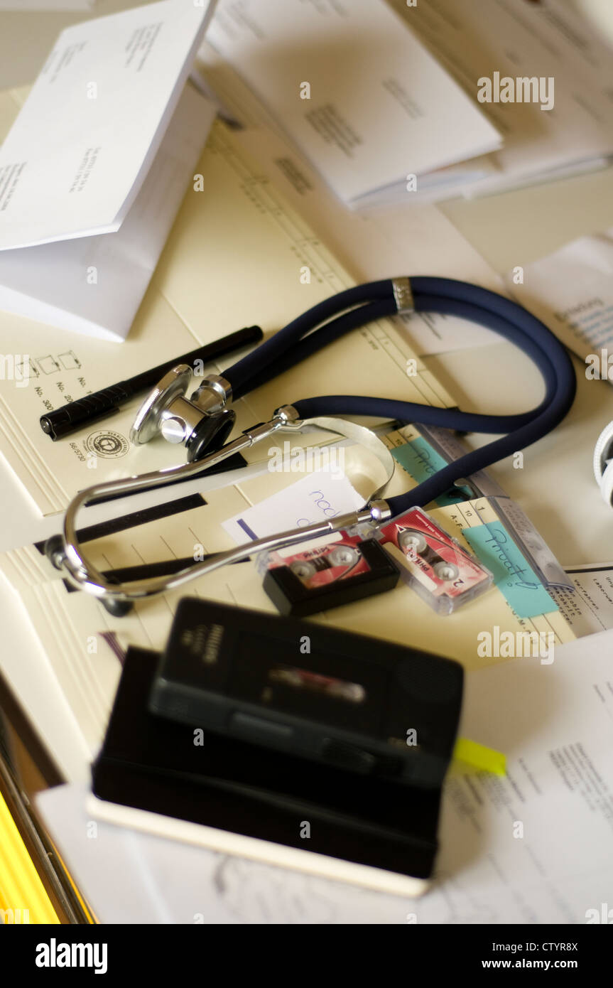 Voice recorder and stethoscope hi-res stock photography and images - Alamy