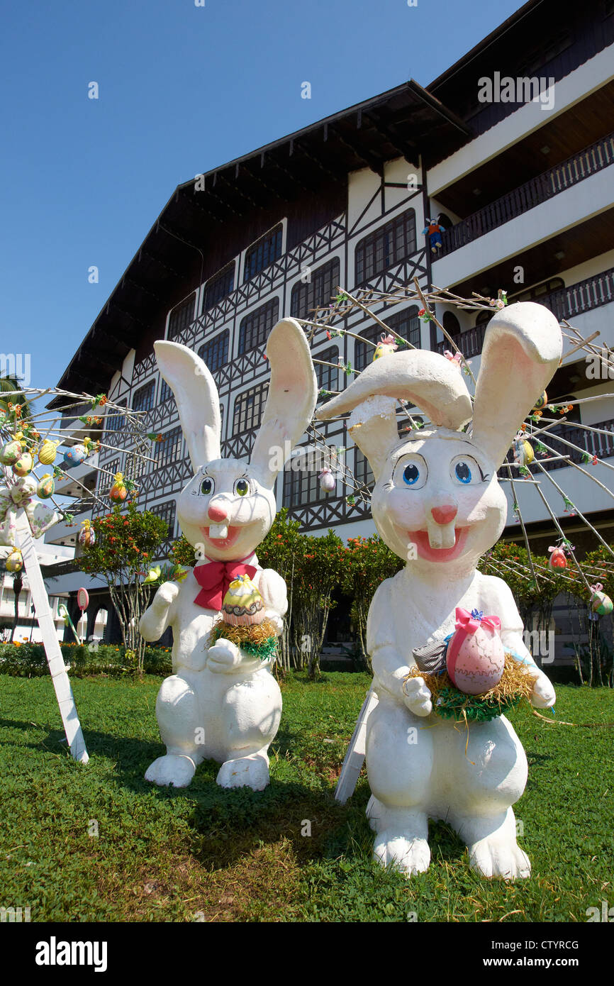 Easter decoration in the city Stock Photo - Alamy