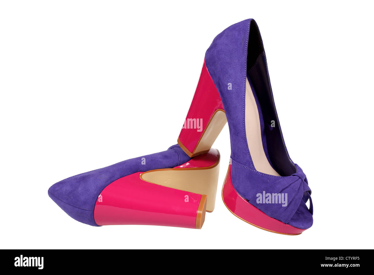 Purple high heels hi-res stock photography and images - Alamy