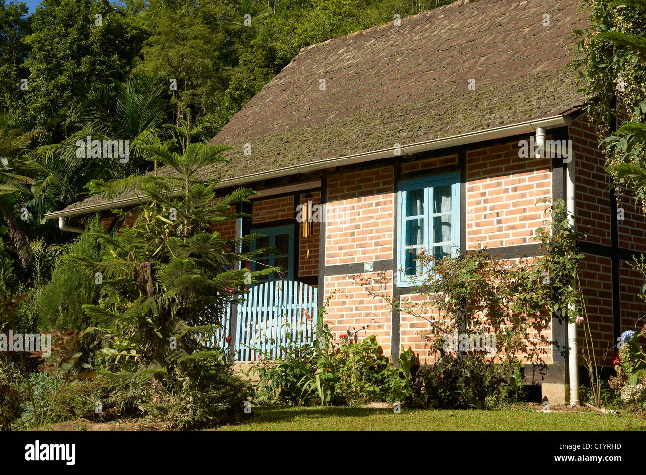 German-style farmhouse in the rural area of Blumenau Stock Photo - Alamy