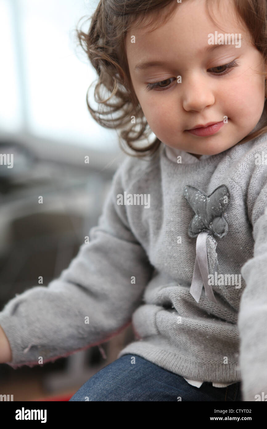 Portrait of a cute toddler Stock Photo - Alamy