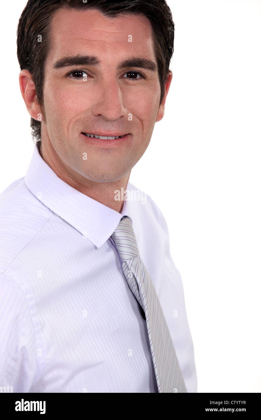 Profile shot of businessman Stock Photo - Alamy