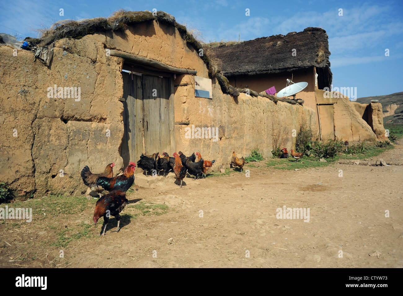 China Yunnan rural residential Stock Photo - Alamy