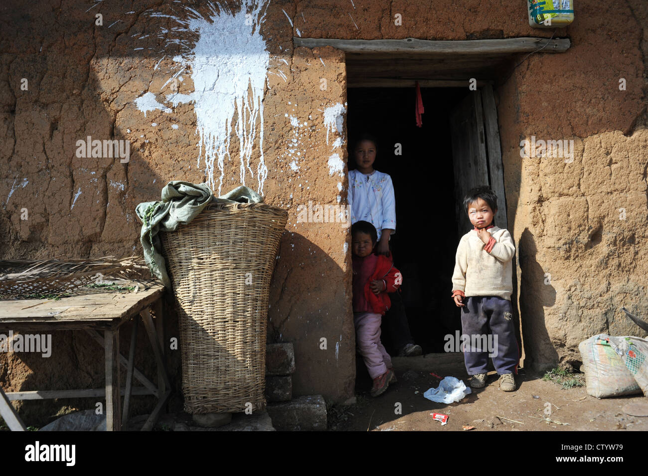 China Yunnan rural residential Stock Photo - Alamy