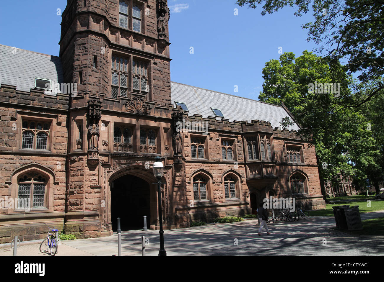 Princeton University Campus East Pyne Building Stock Photo - Alamy