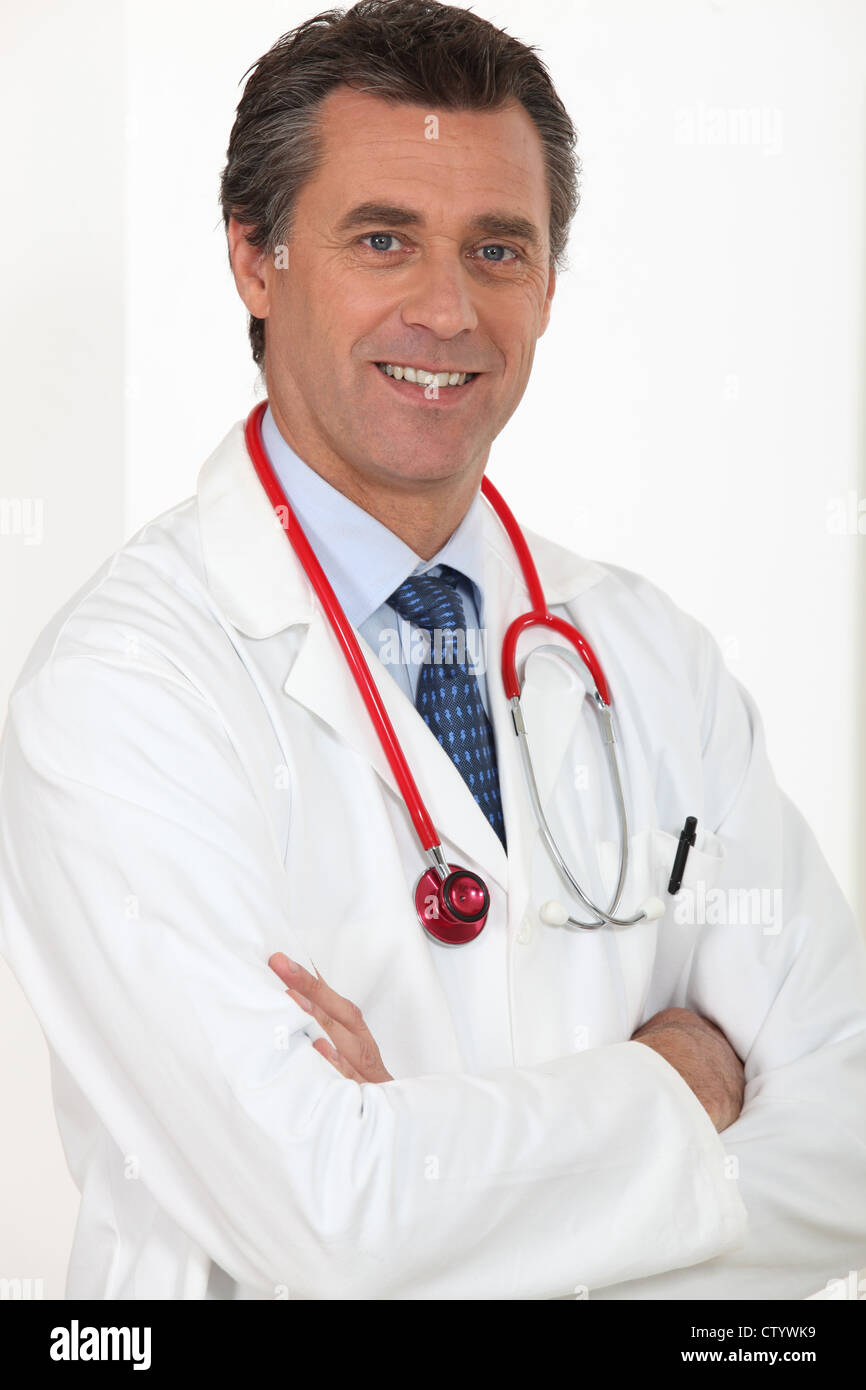 Portrait of a doctor Stock Photo - Alamy