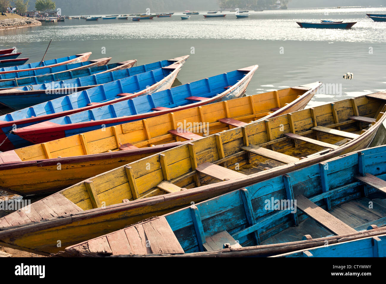 Boating in phewa lake hi-res stock photography and images - Alamy