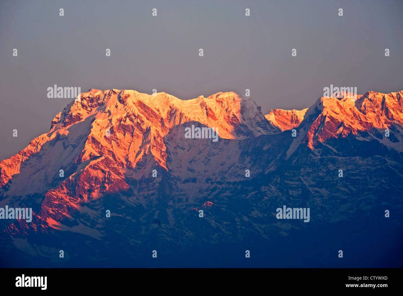 Nepal Pokhara, Fishtail peak Stock Photo - Alamy