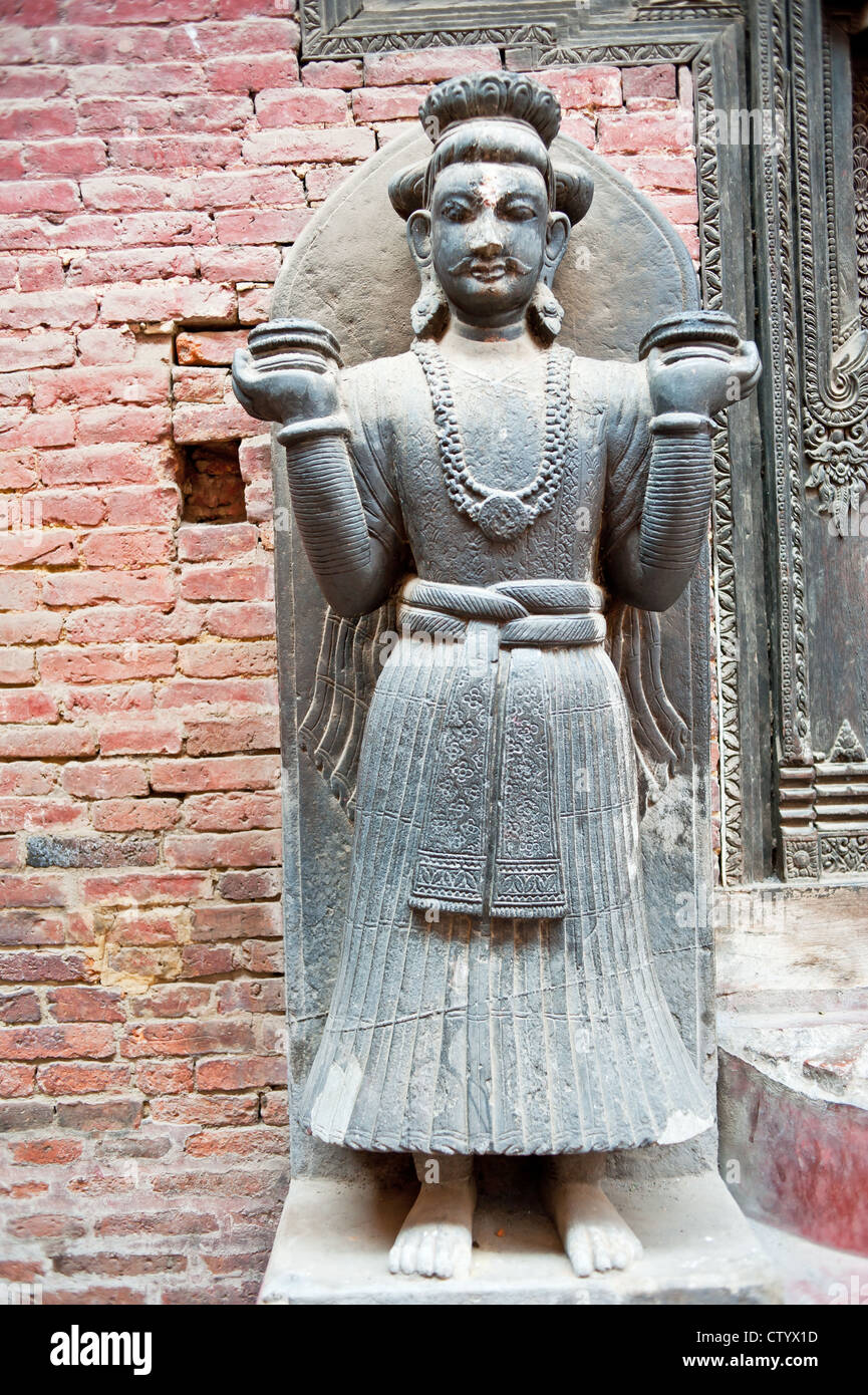 Nepal statues, temples and decorative arts Stock Photo - Alamy