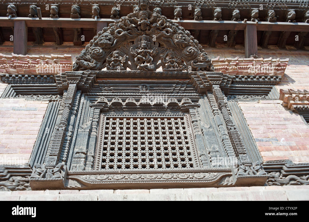 Nepalese Door/Window Shutters Stock Photo - Alamy