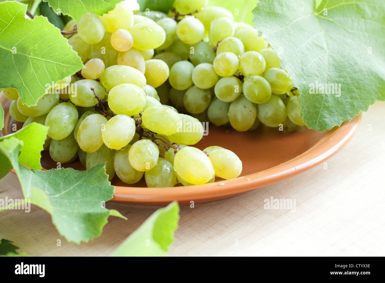 Grapes on a plate hi-res stock photography and images - Alamy