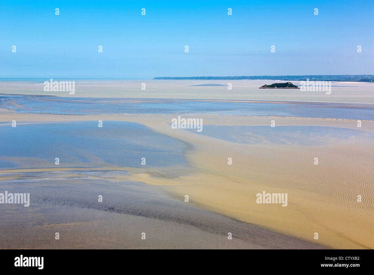France, Normandy, the bay of Mont St Michel Stock Photo - Alamy