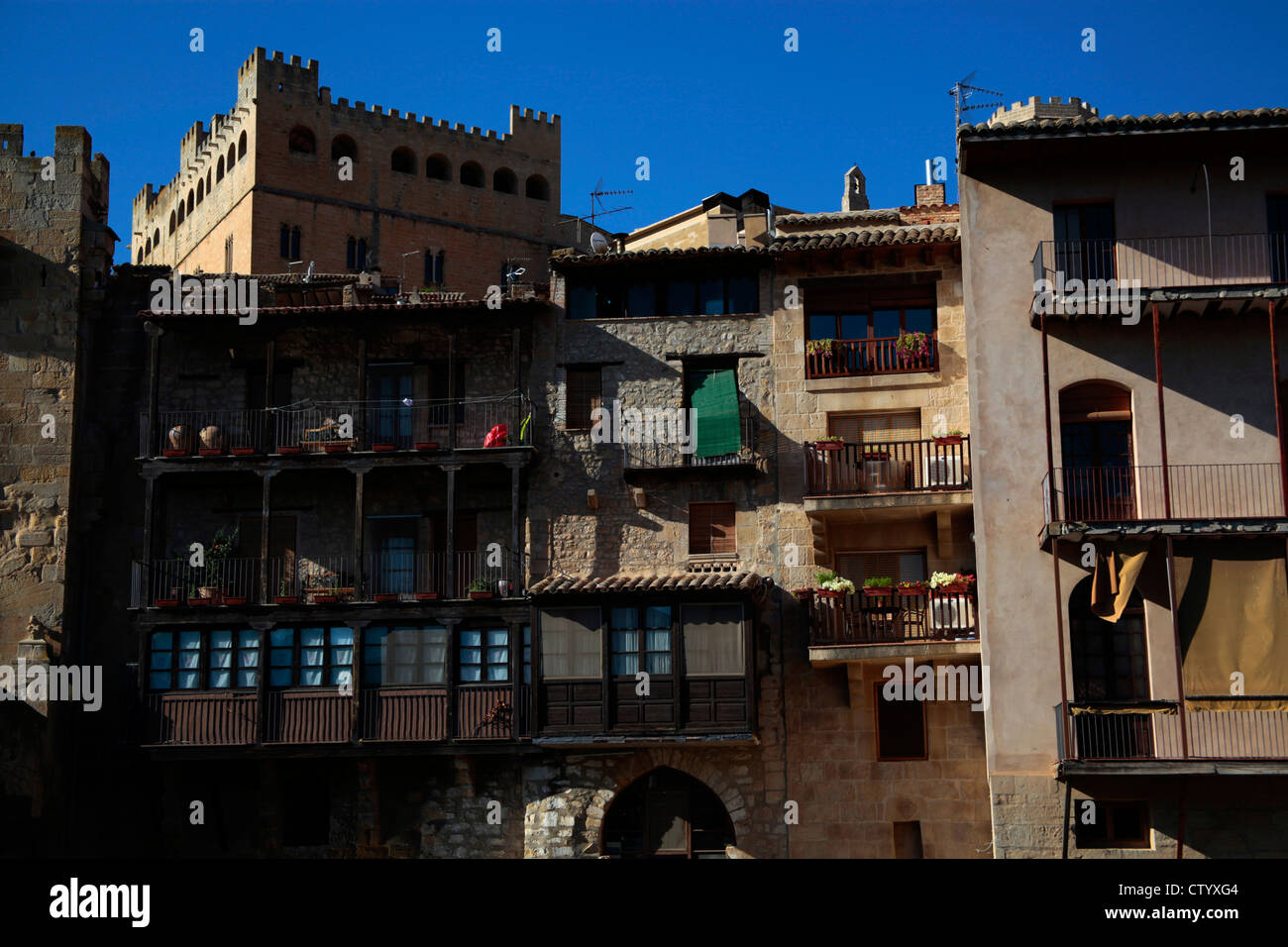 Valderrobles, vallderoures, Teruel, Mataraña, Aragón Stock Photo - Alamy