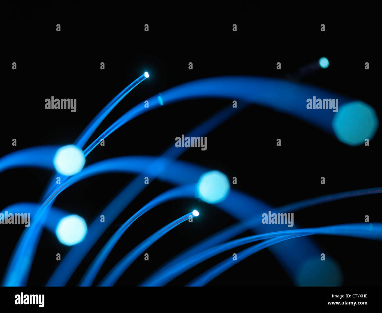 Close up of fiber optic cables Stock Photo - Alamy