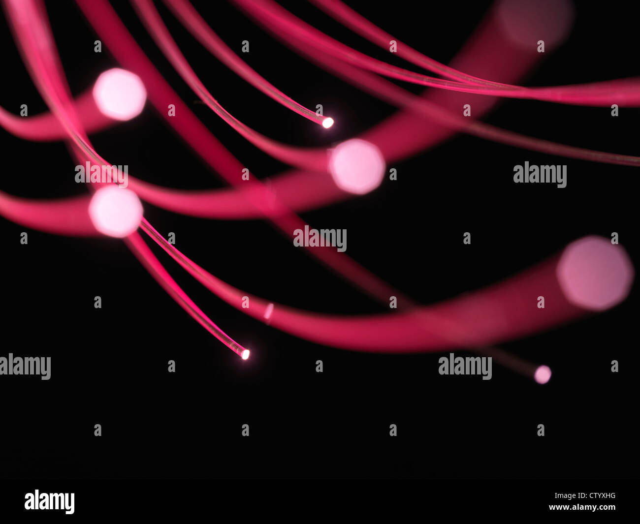 Fiber optic cables light hi-res stock photography and images - Alamy