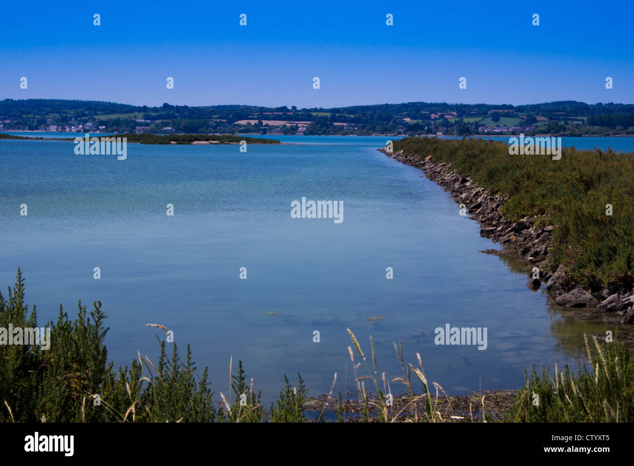 French Harbor Entrance Stock Photo - Alamy