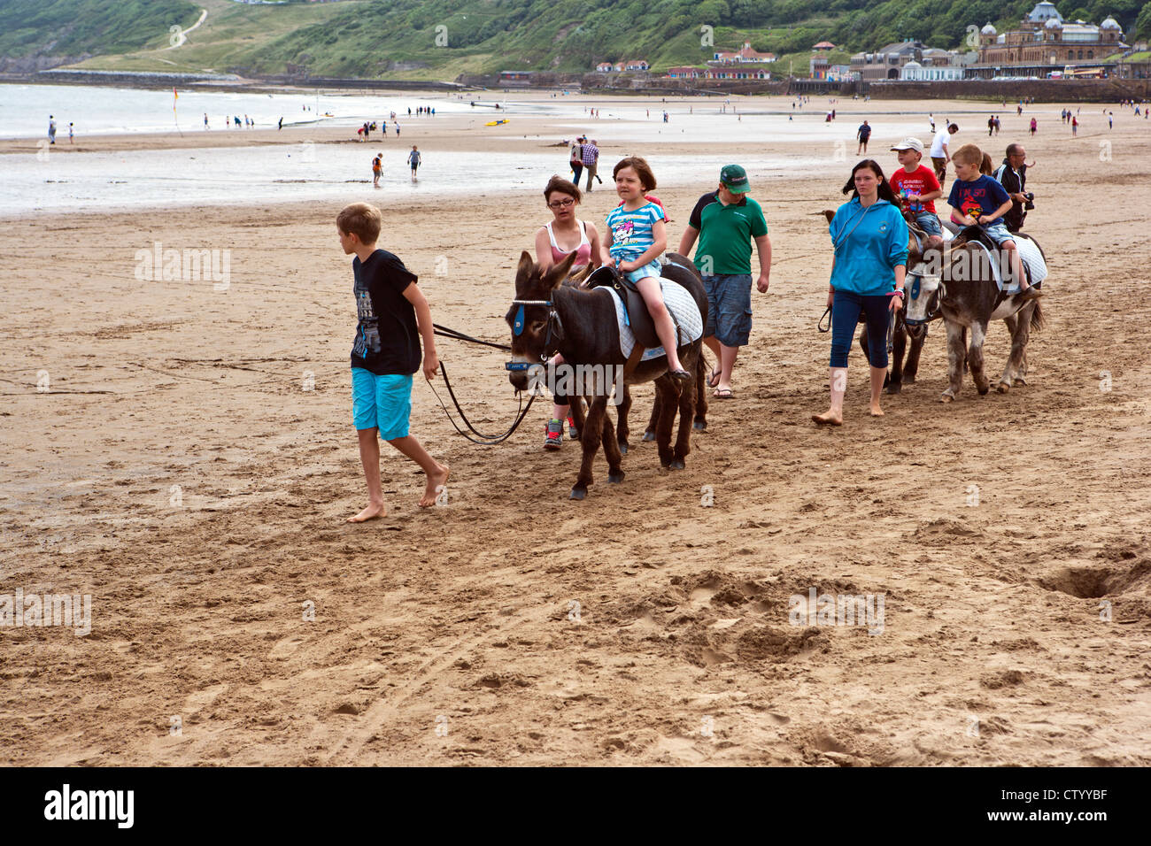 Seaside donkey rides Stock Photo - Alamy