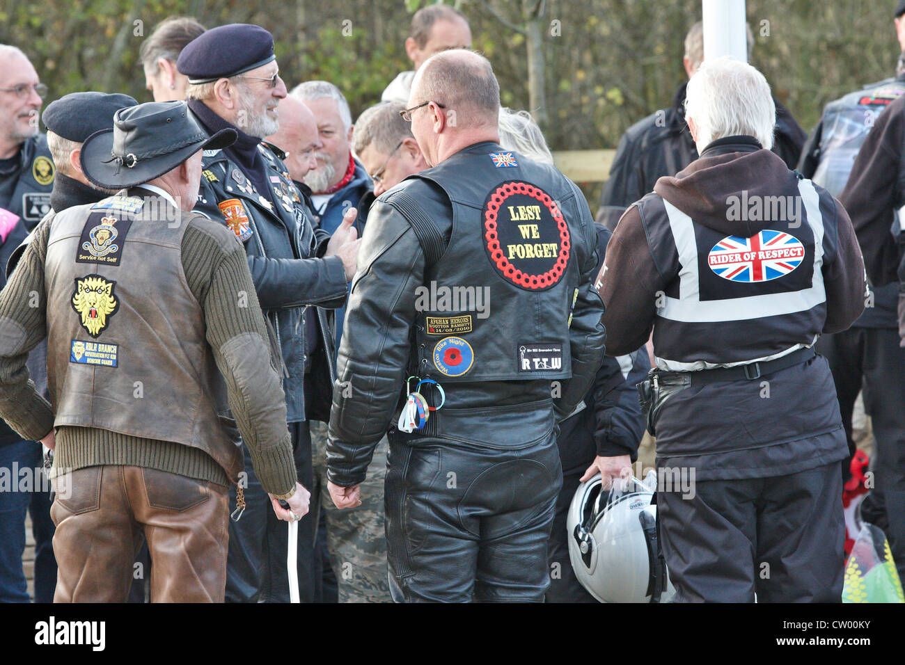 Members of the Royal British Legion Riders Branch pictured at the ...