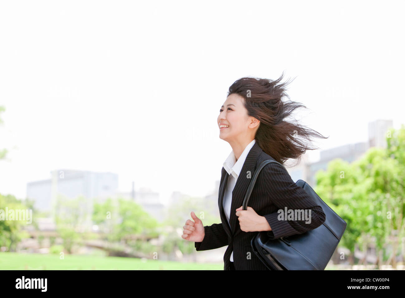 Business person running bag hi-res stock photography and images - Alamy