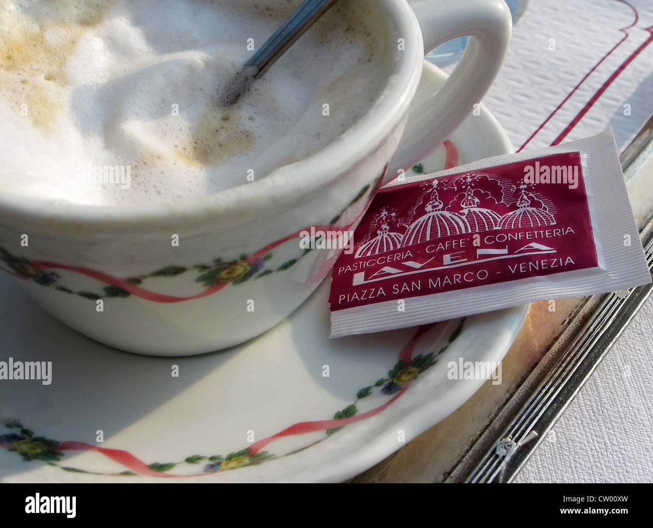 Coffee shop “Lavena” in Piazza San Marco, Venice, Veneto region, Italy ...