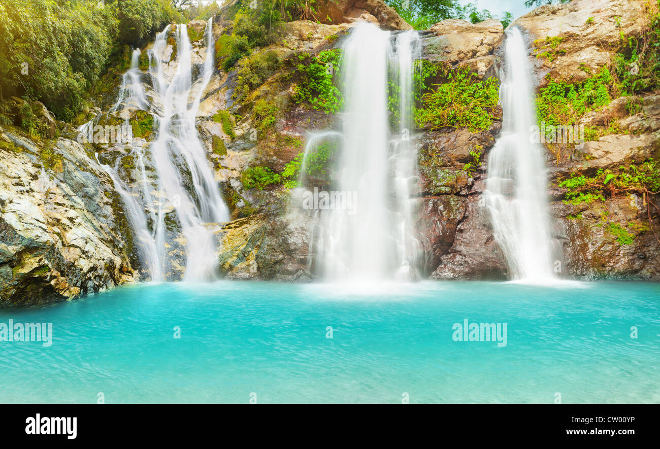 Waterfalls summer day hi-res stock photography and images - Alamy