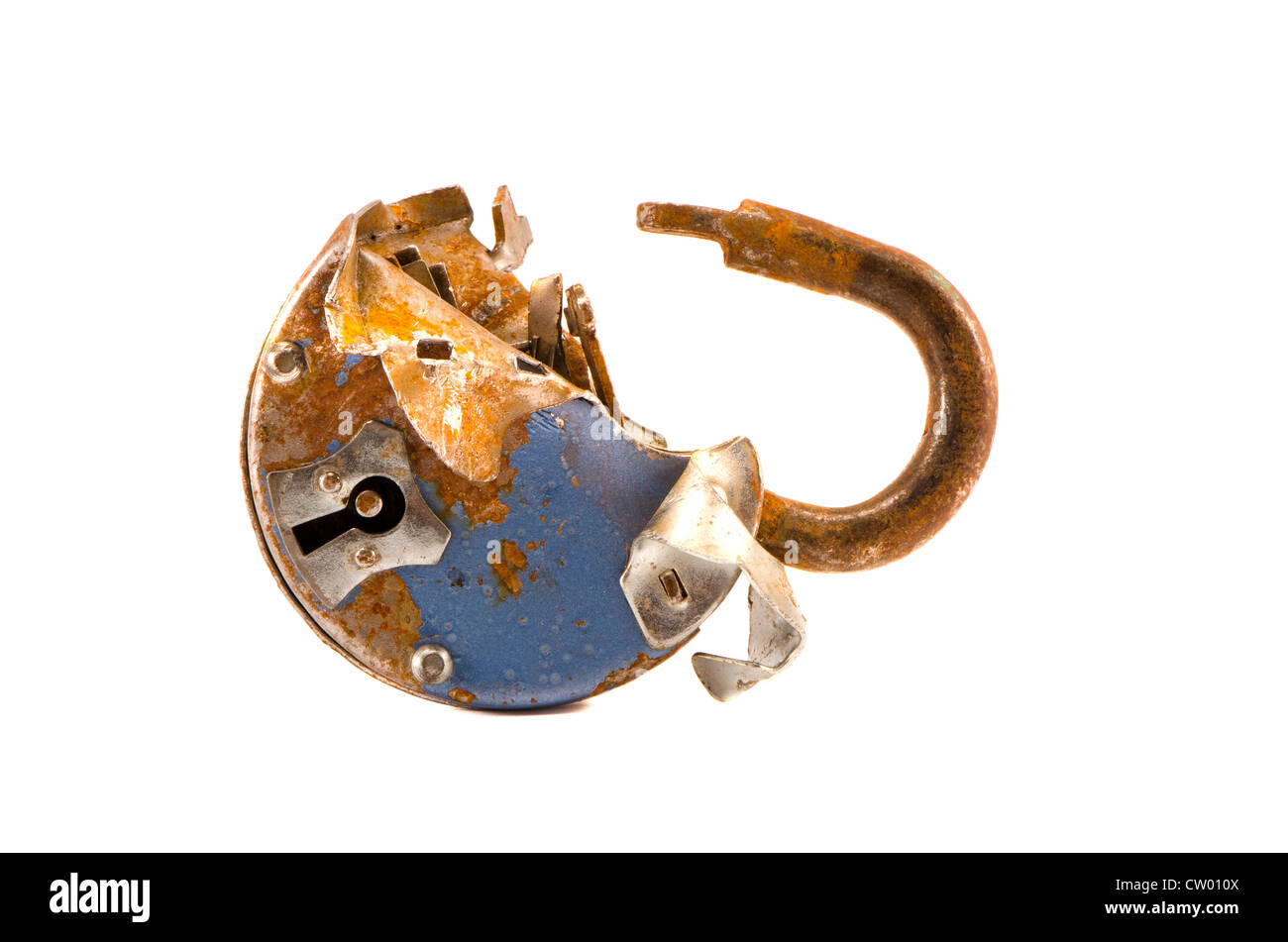 Insecure broken lock hi-res stock photography and images - Alamy