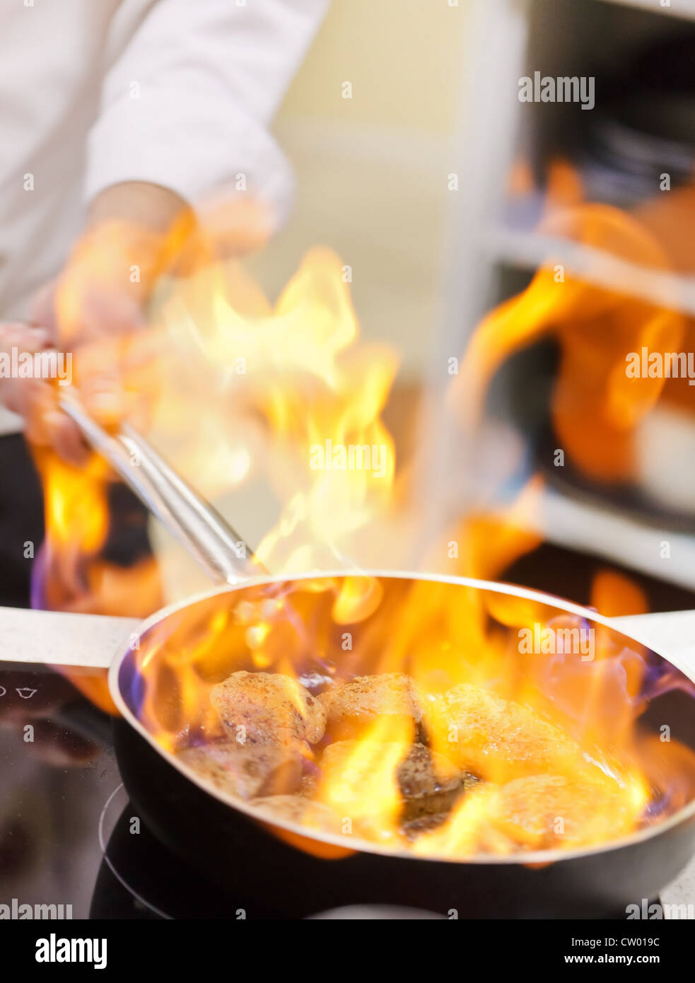 pot with fire Stock Photo - Alamy