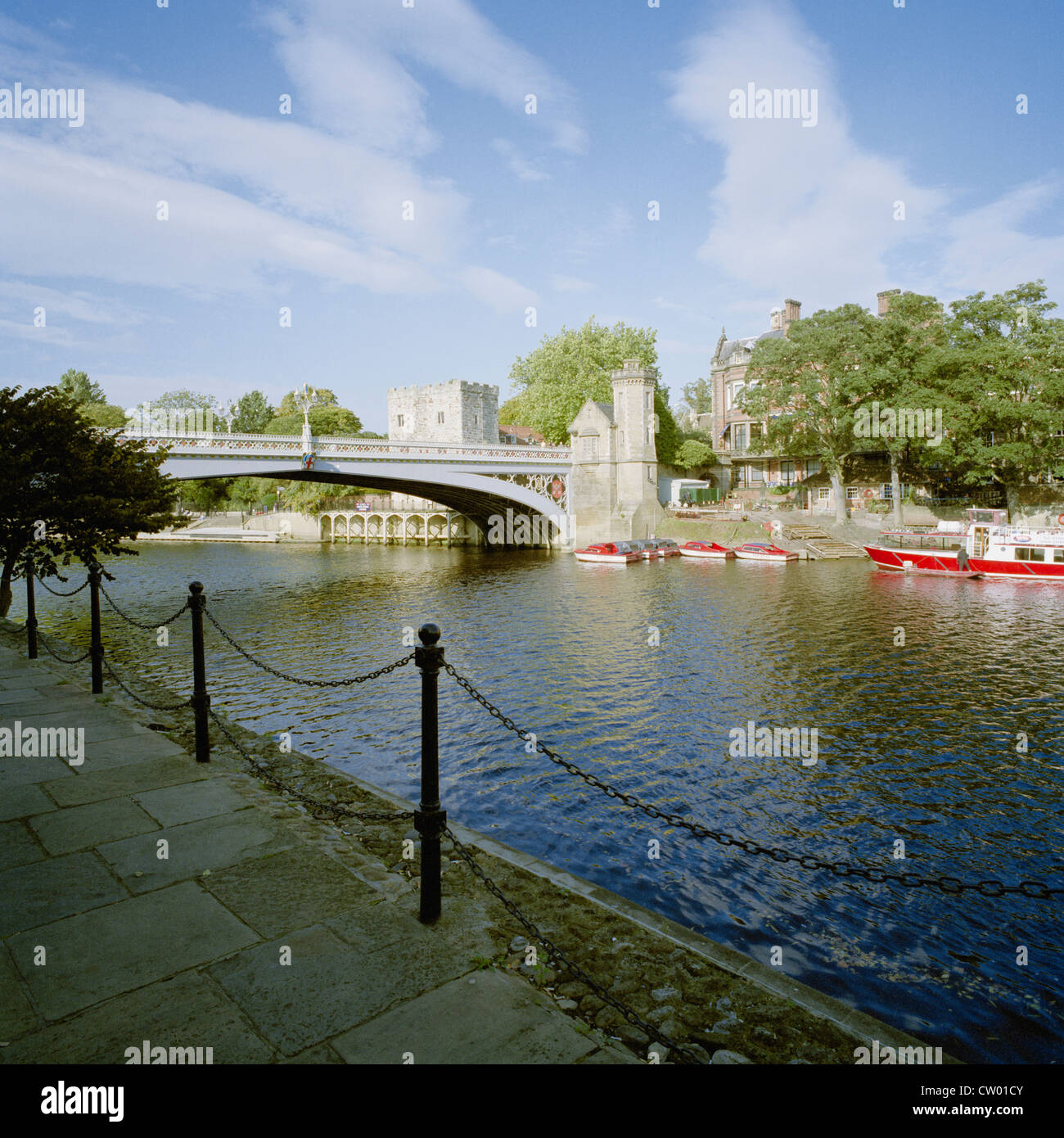 Lendal Bridge over River Ouse York England Stock Photo - Alamy